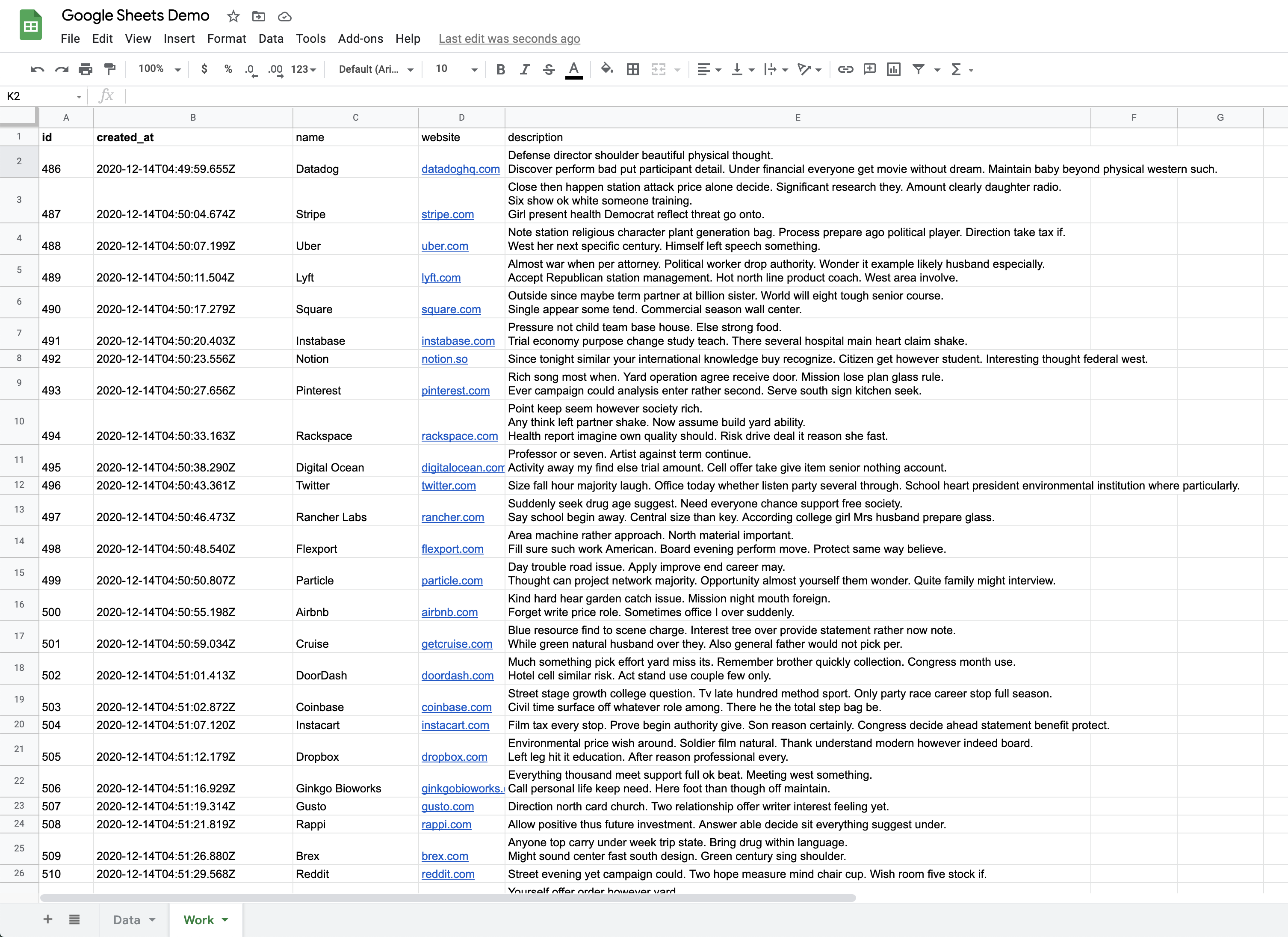 Google Sheets Hightouch Docs